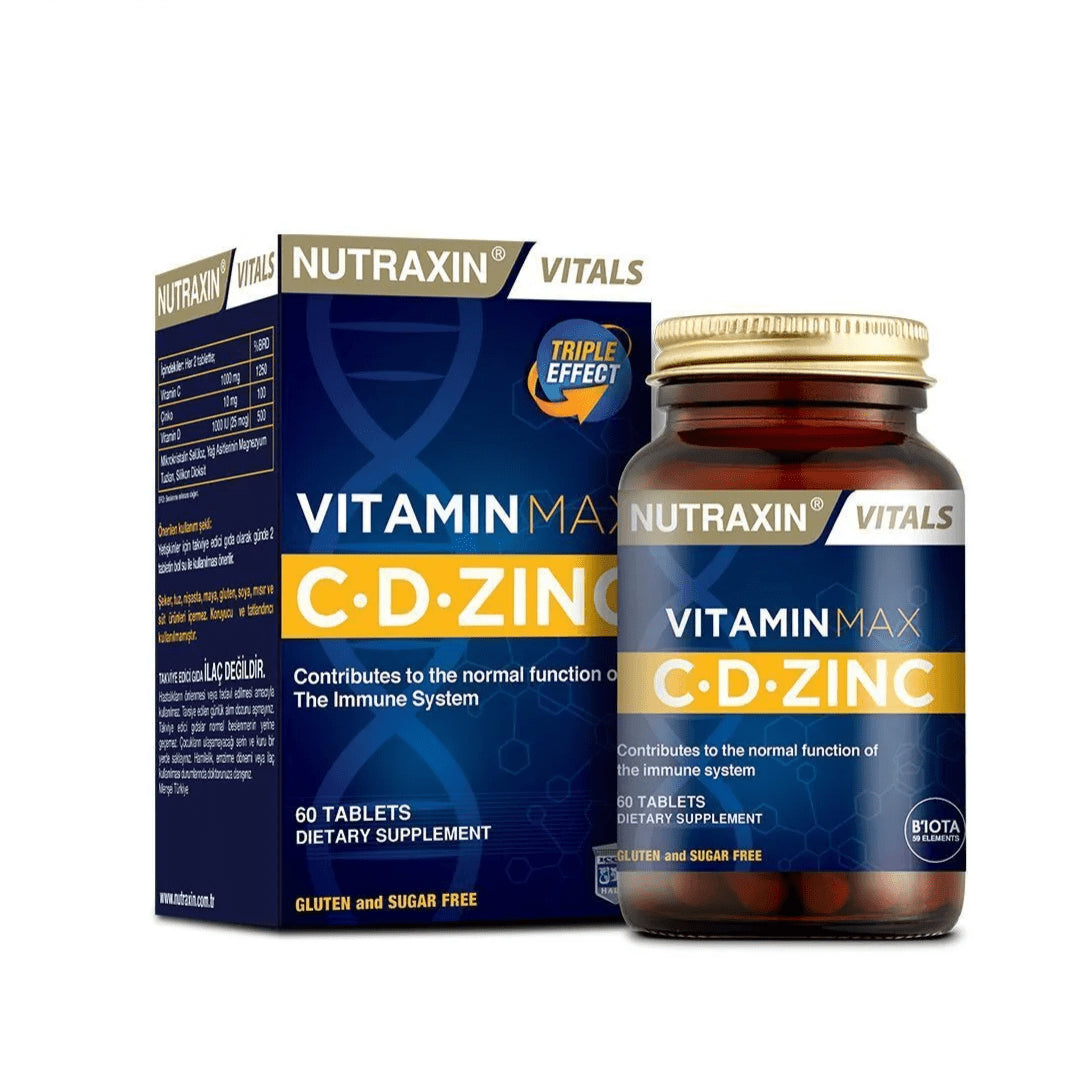 نوتراكسين فيتامين ماكس سي دي زنك 60 قرص | صحارى ستور – Sahara Store